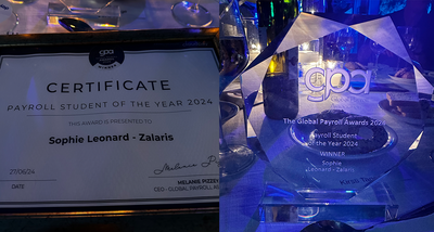 Zalaris employee wins Payroll Student of the Year Award at the 2024 ...